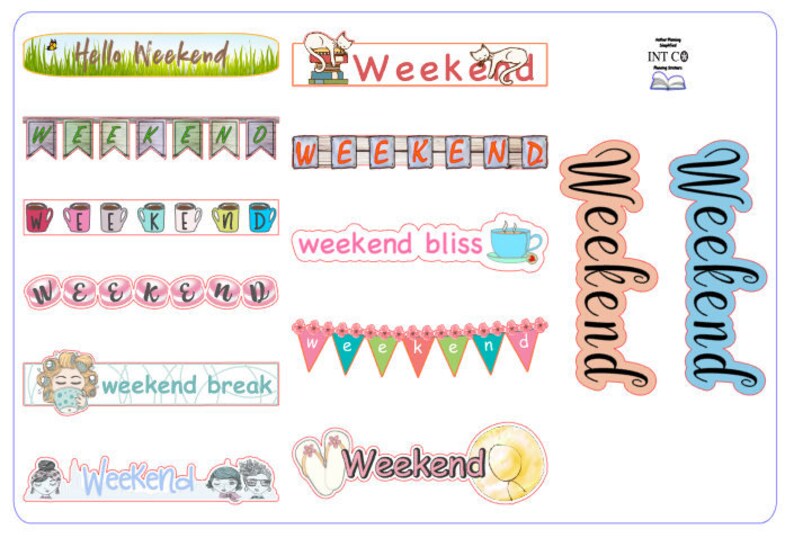 Weekend Banners | Etsy