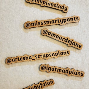 Flatlay IG Name Plate - Etsy