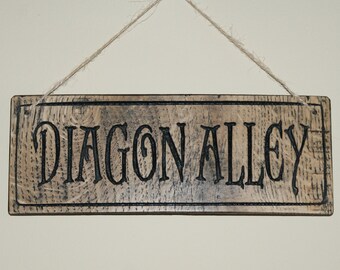 Diagon Alley Sign | Etsy UK