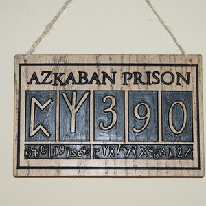 Azkaban Prison, Geek Sign, Wooden Sign, Magical, Azkaban, Harry Potter ...