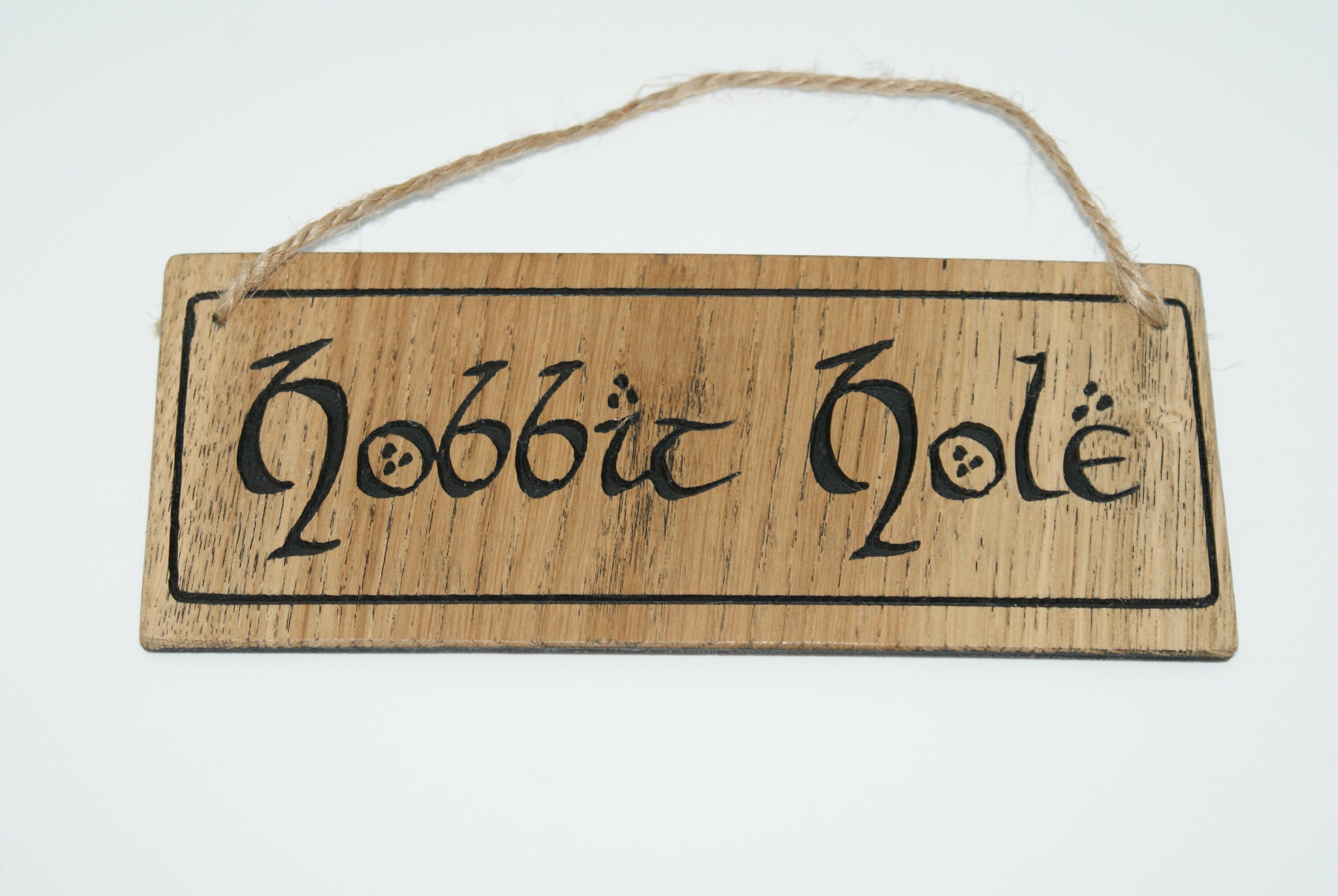 Hobbit Hole Lord of the Rings Wooden Sign Carved Sign - Etsy UK