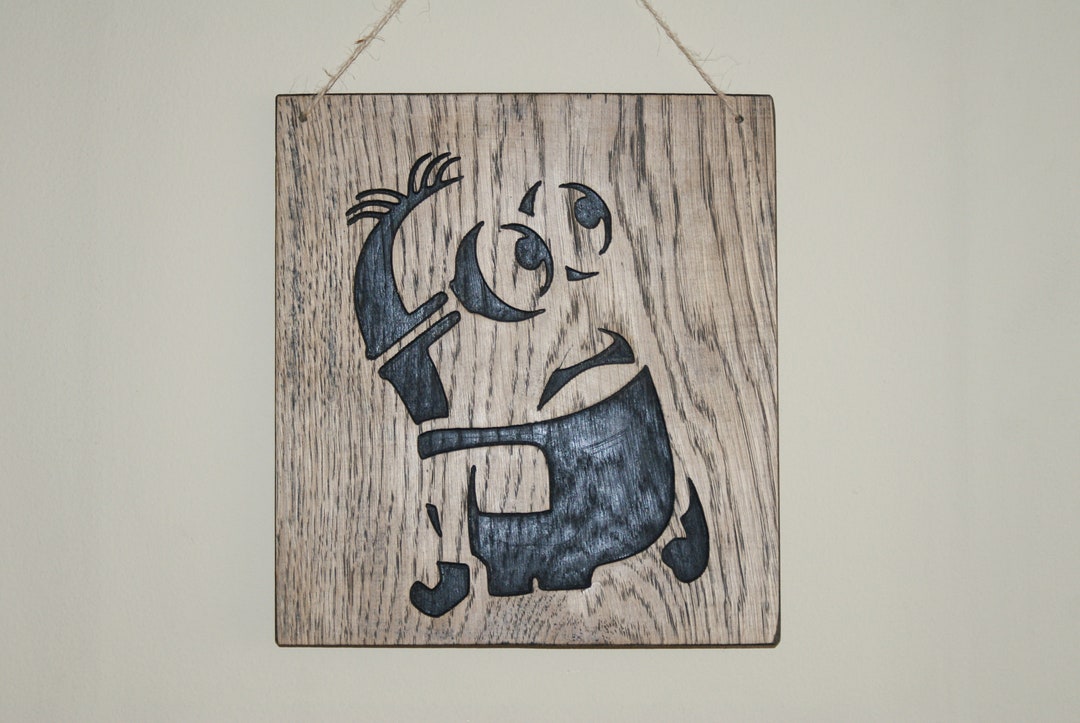 Minion Sign Funny Sign Wooden Sign Oak Sign Wooden Art - Etsy