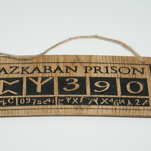 Azkaban Prison, Geek Sign, Wooden Sign, Magical, Azkaban, Harry Potter ...