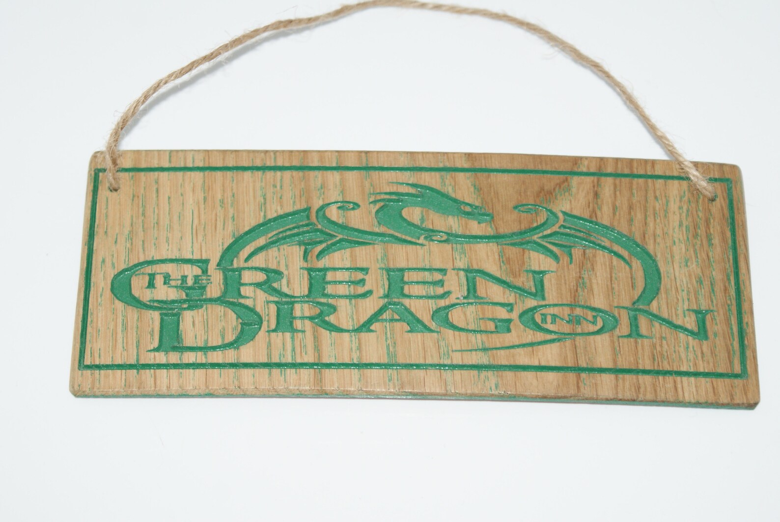 The Green Dragon Inn LOTR Geek Sign Hanging Wall Sign Lord | Etsy