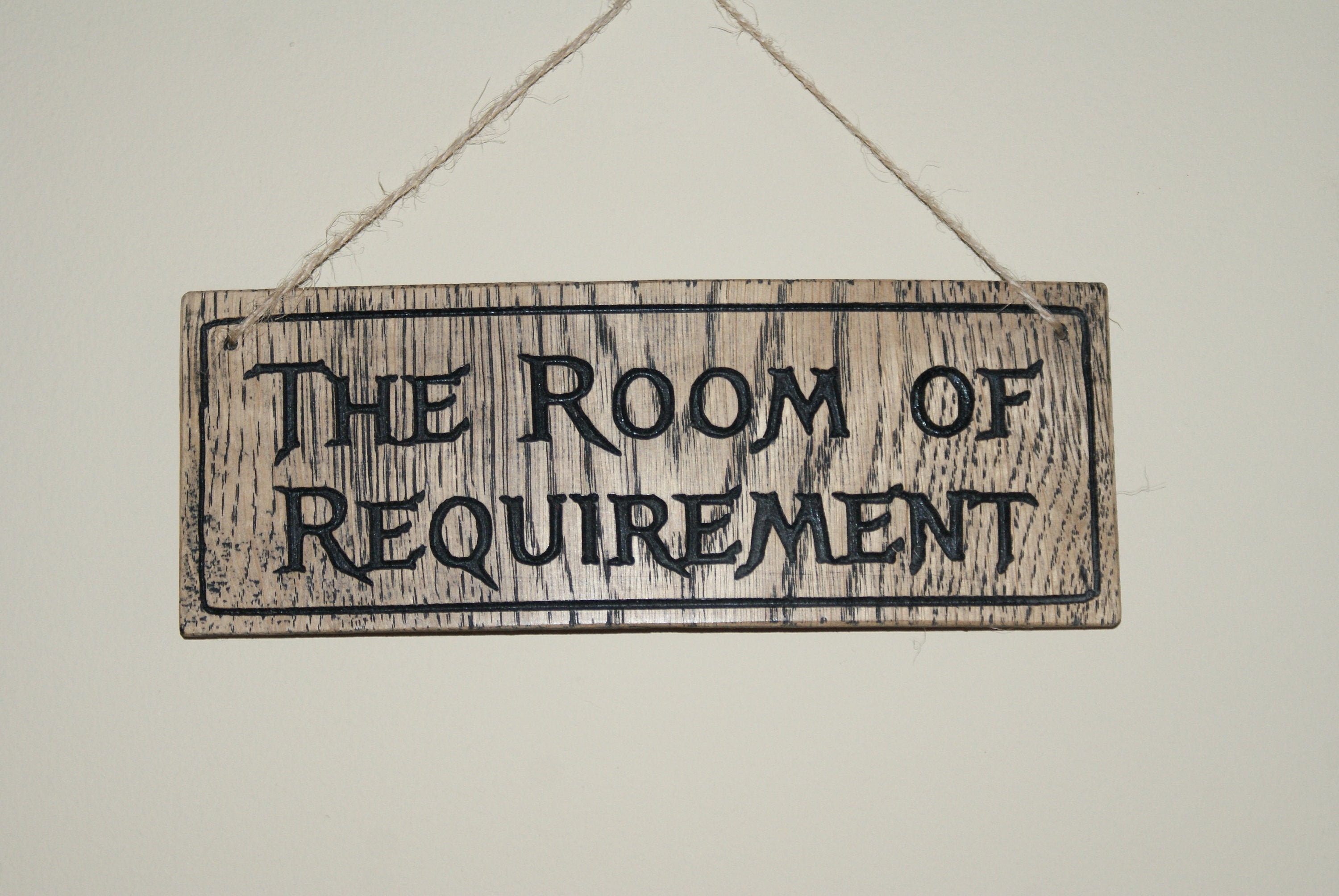 The Room of Requirement Sign Wooden Sign Magical Shop Harry | Etsy UK