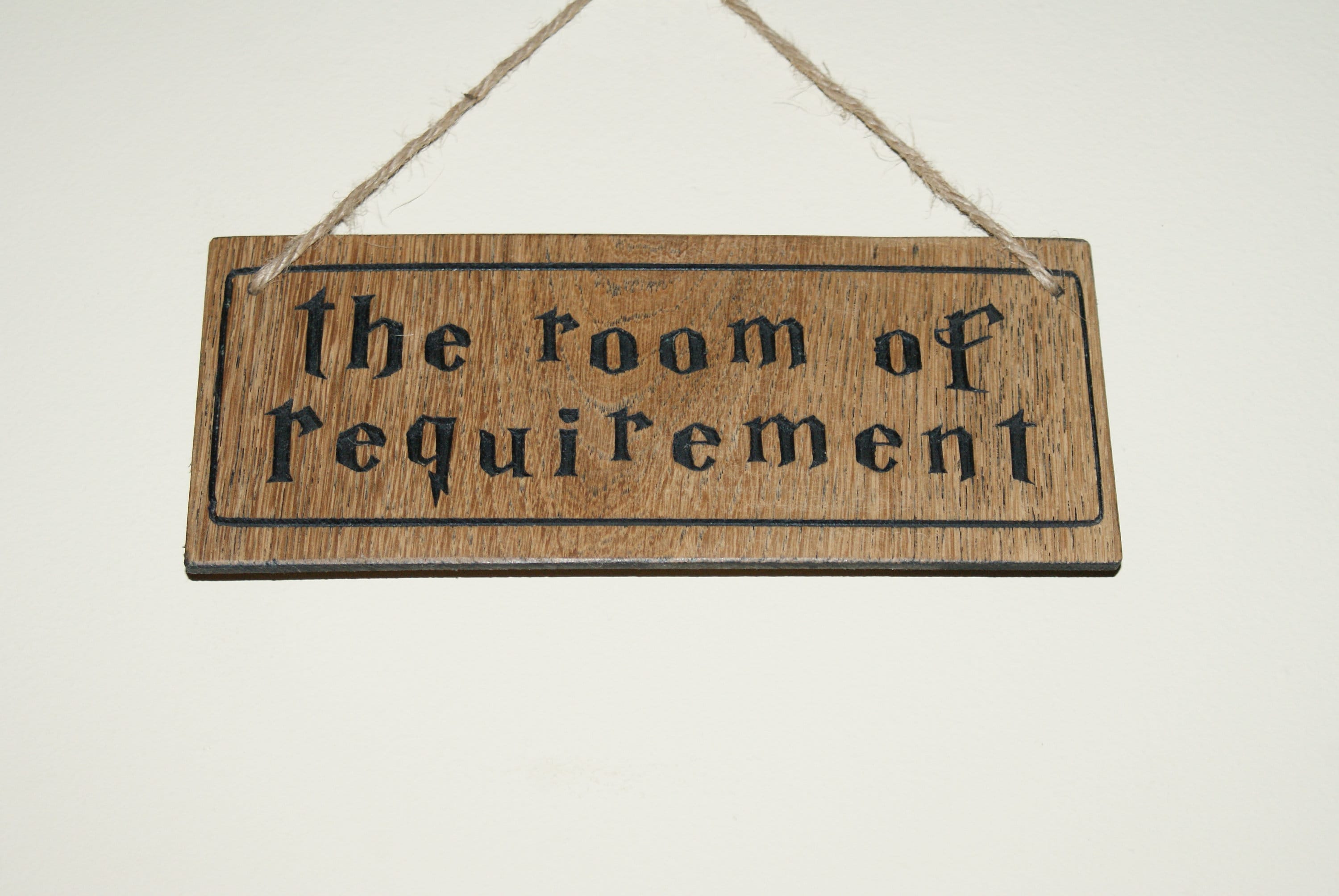 The Room of Requirement Sign Wooden Sign Magical Shop Harry | Etsy UK