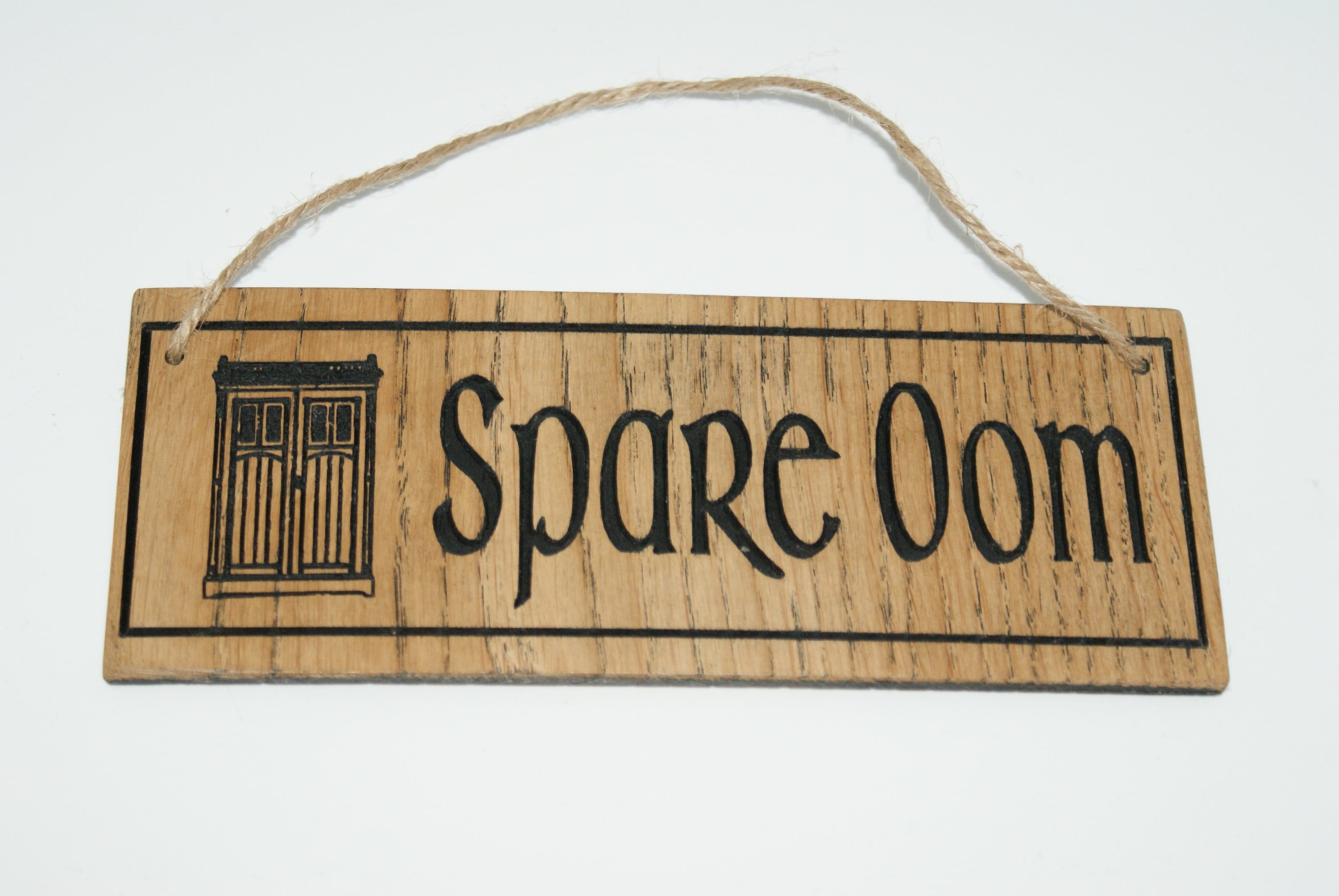 Spare Oom Sign Home Decor Wall Hanging Wooden Sign Oak | Etsy