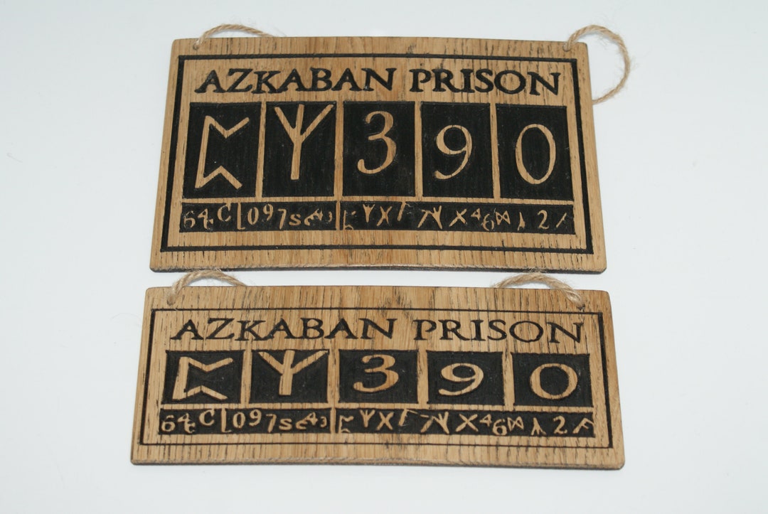 Azkaban Prison, Geek Sign, Wooden Sign, Magical, Azkaban, Harry Potter ...