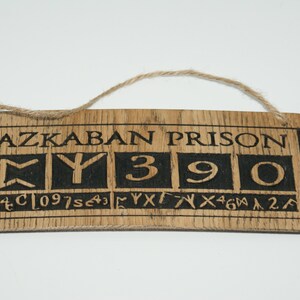 Azkaban Prison, Geek Sign, Wooden Sign, Magical, Azkaban, Harry Potter ...