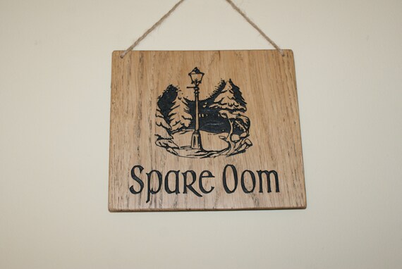 Spare Oom Sign Home Decor Wall Hanging Wooden Sign Oak - Etsy UK