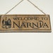 Welcome to Narnia, Decor, Wall Hanging, Wooden Sign, Oak Sign, Wooden ...