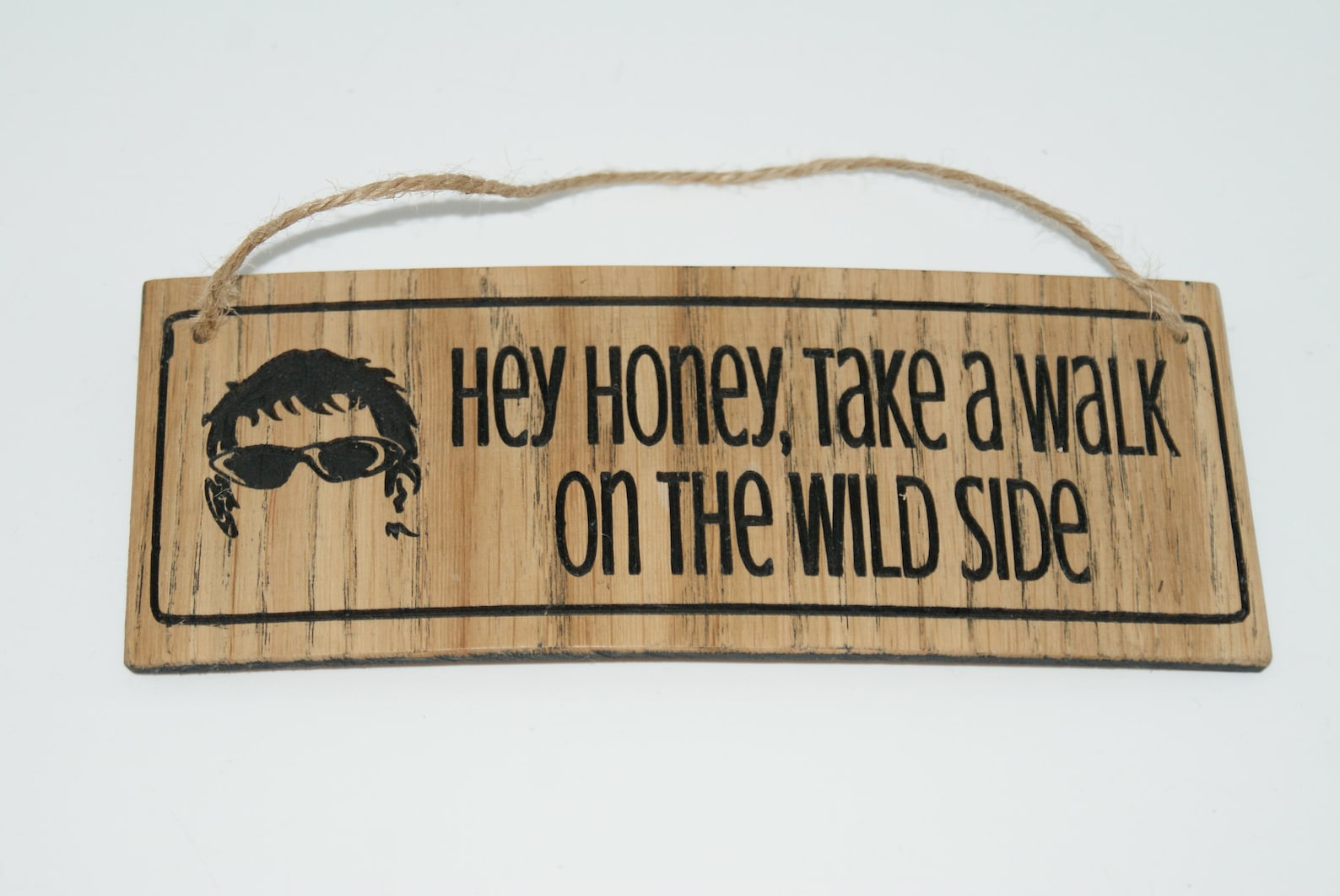 Take a Walk on the Wild Side Funny Sign Lyrics Lou Reed - Etsy