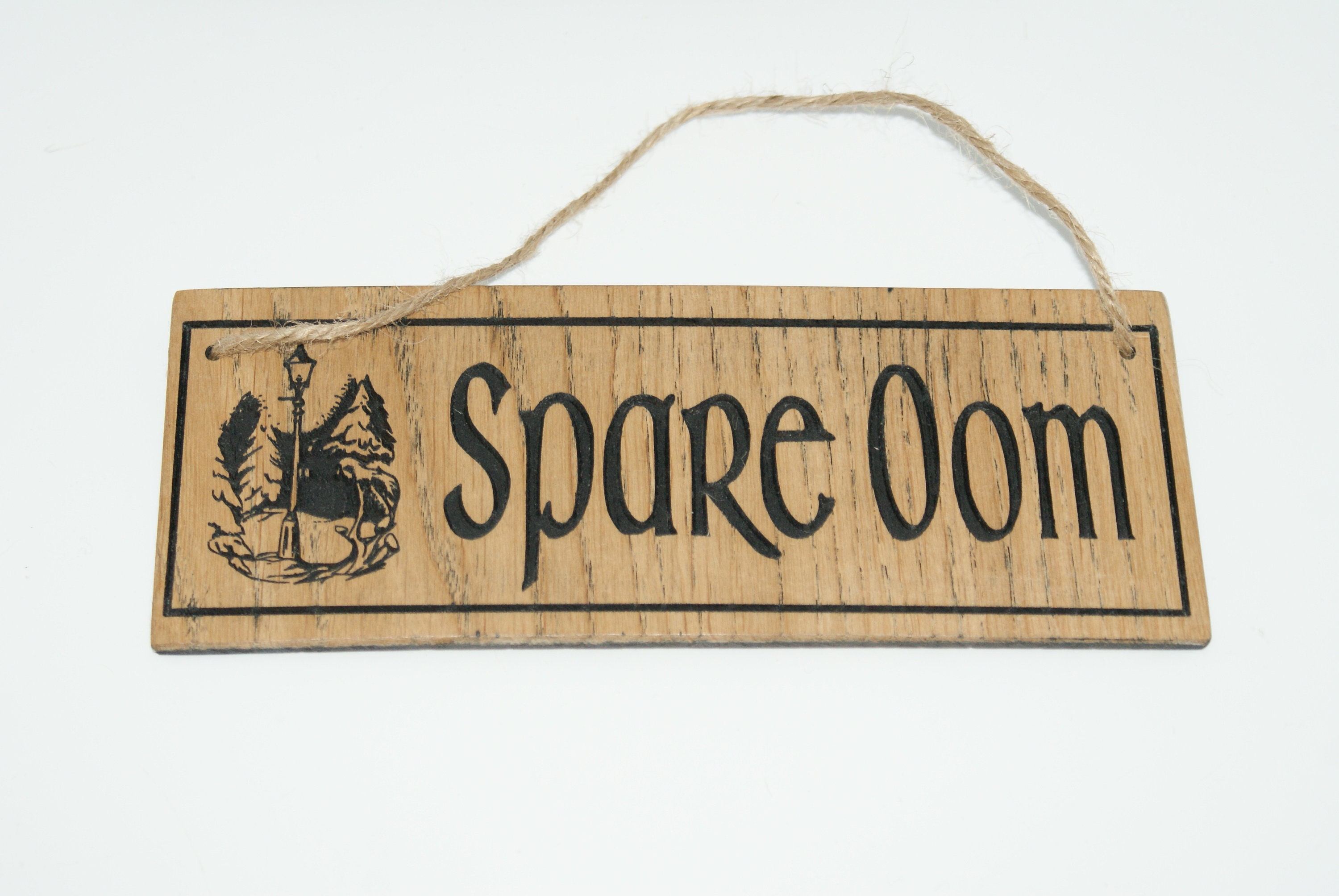 Spare Oom Sign Home Decor Wall Hanging Wooden Sign Oak - Etsy UK