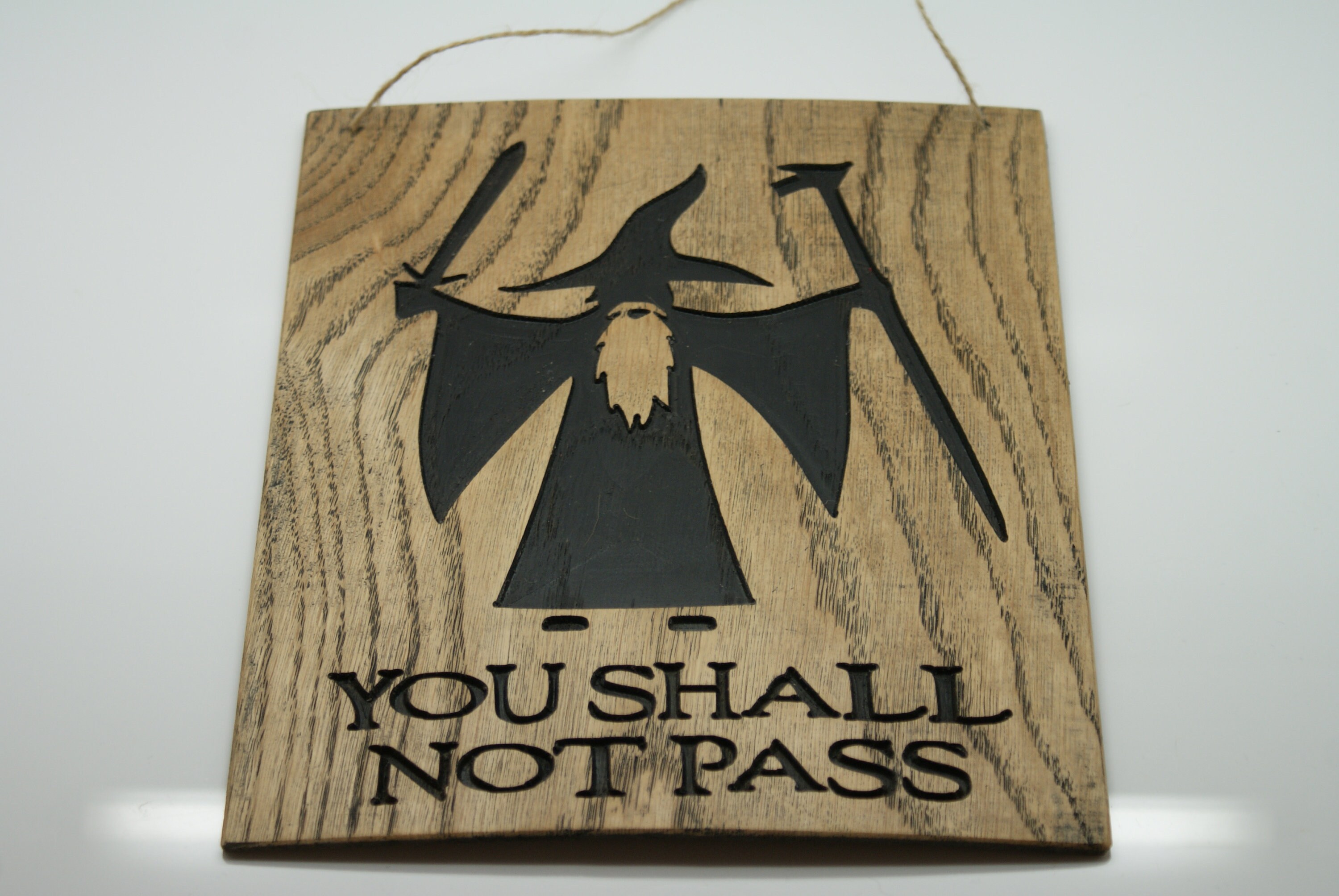 Gandalf Sign Tolkien Wooden Sign Lord of the Rings Carved - Etsy UK