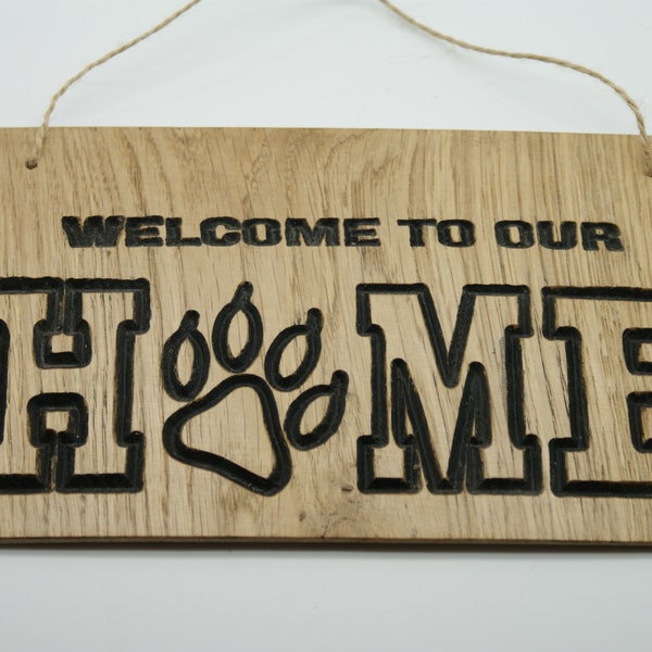Dog Welcome Sign - Etsy UK