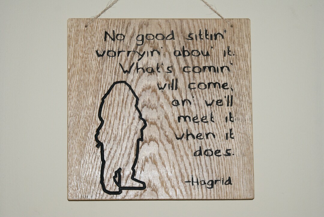 Harry Potter, Wooden Sign, Harry Potter Sign, Wooden Sign, Carved ...