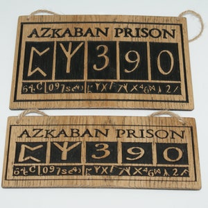 Azkaban Prison, Geek Sign, Wooden Sign, Magical, Azkaban, Harry Potter ...