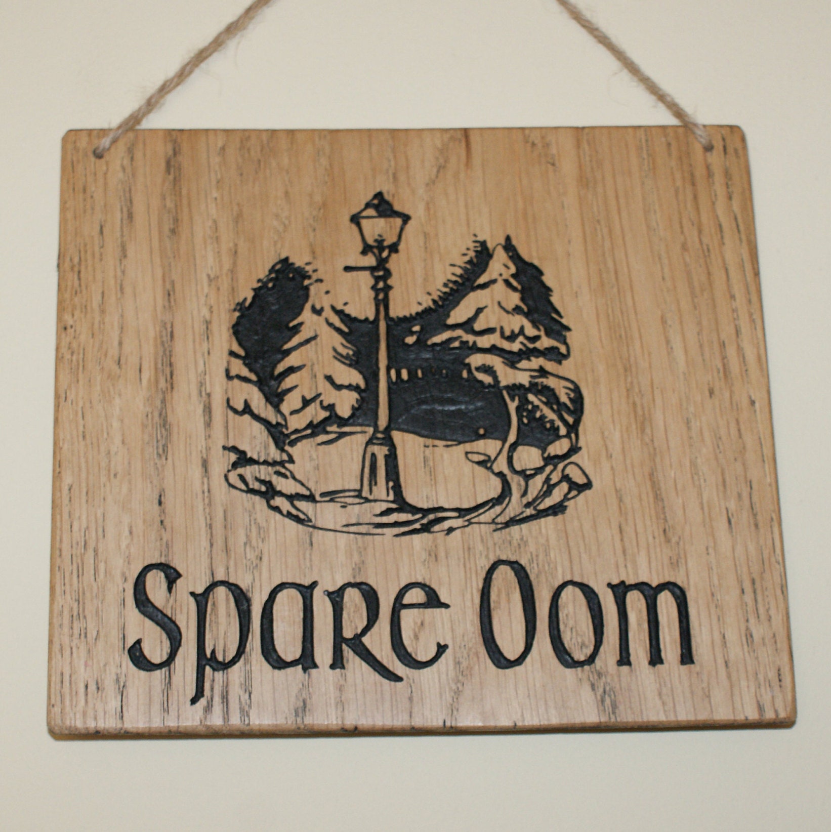Spare Oom Sign Home Decor Wall Hanging Wooden Sign Oak - Etsy UK