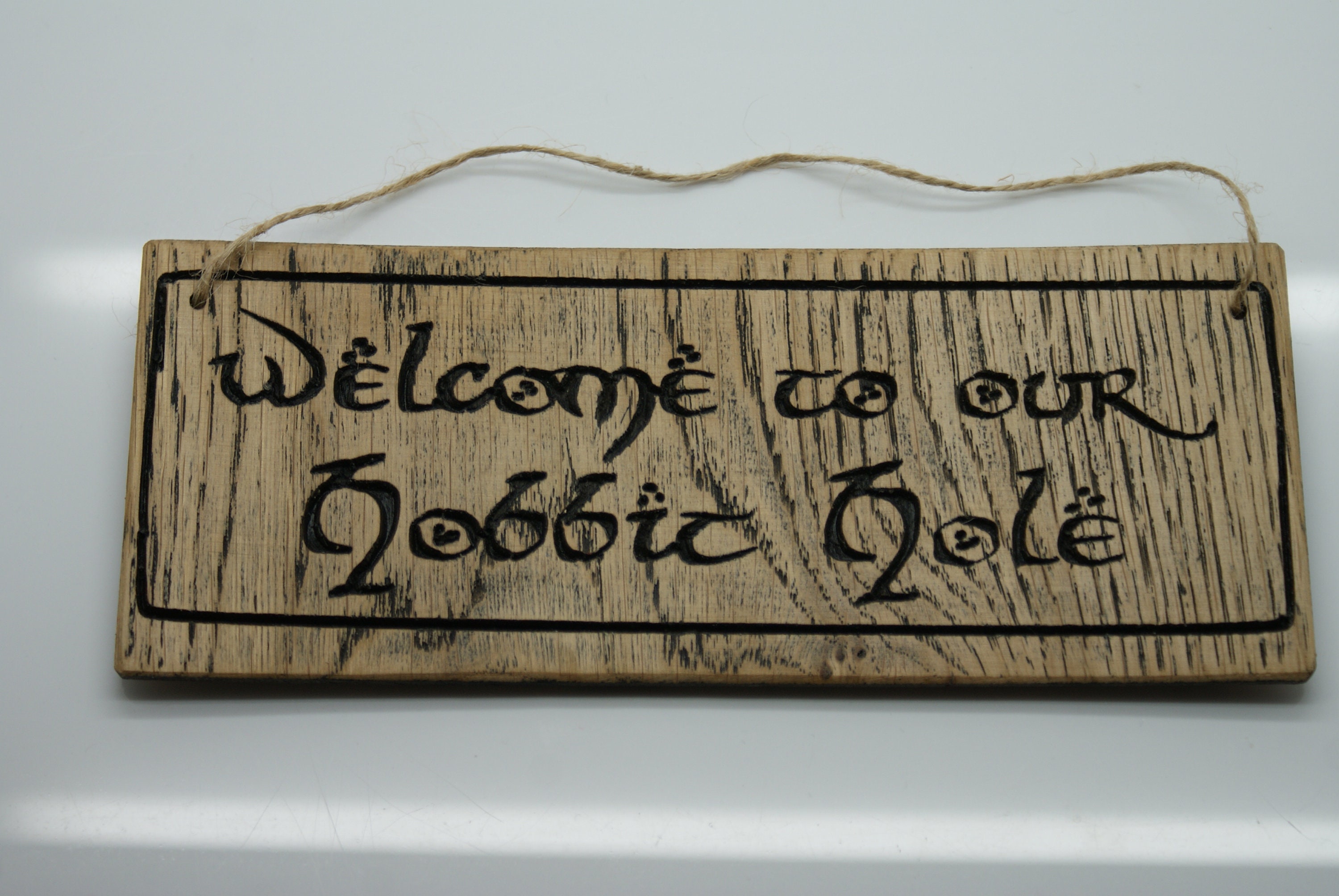 Welcome to Our Hobbit Hole Lord of the Rings Wooden Signs - Etsy UK