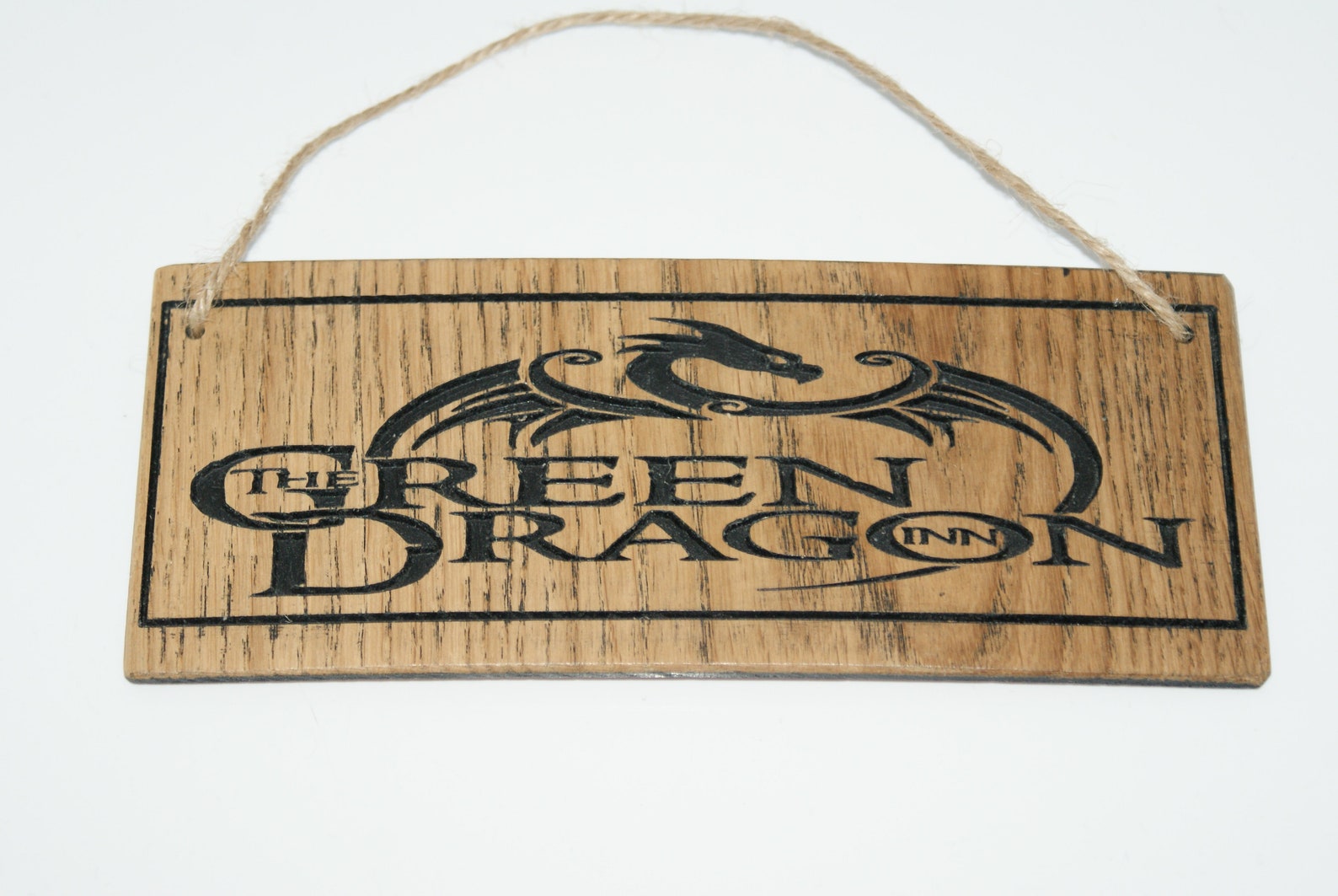 The Green Dragon Inn LOTR Geek Sign Hanging Wall Sign Lord - Etsy