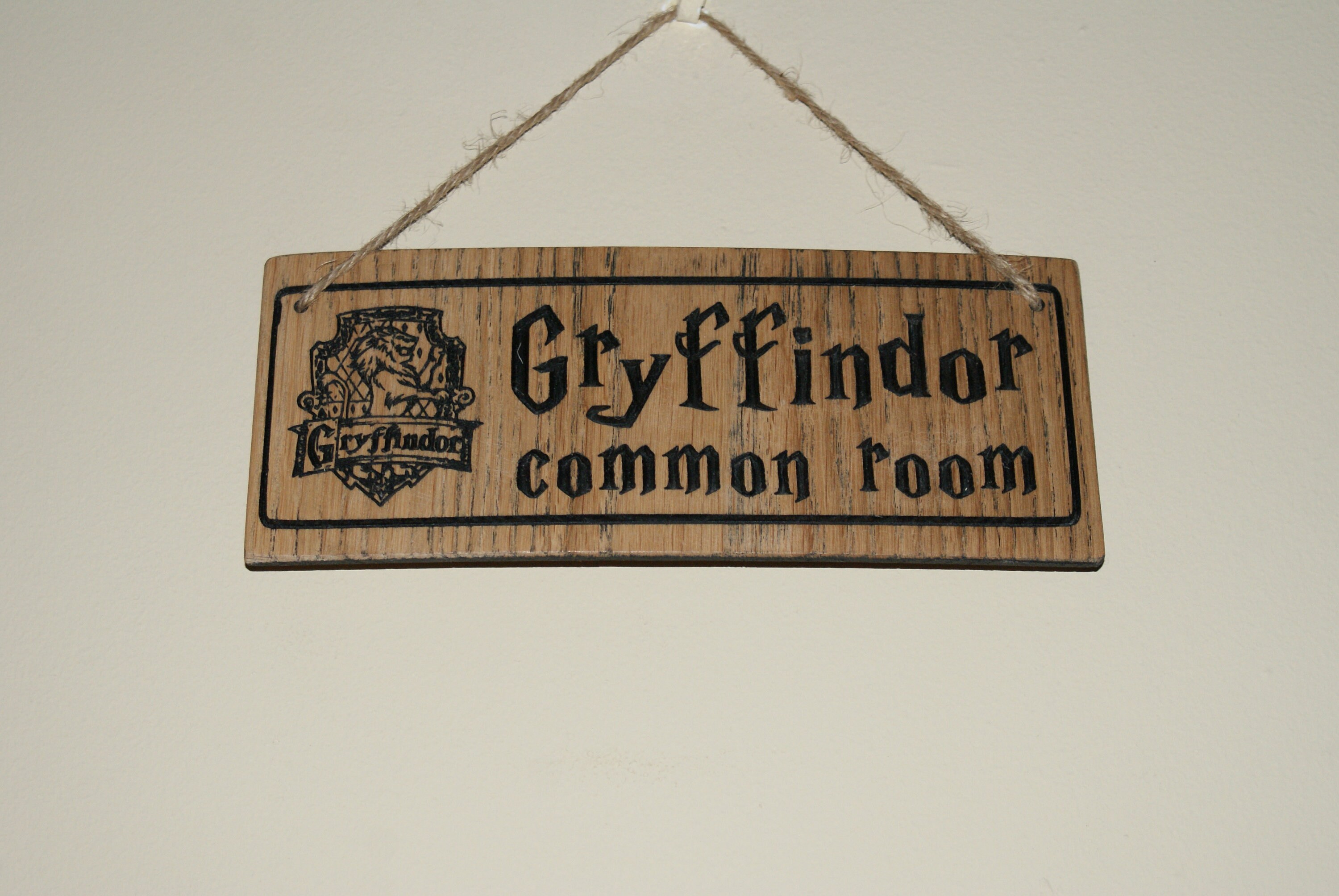 Gryffindor Sign Wooden Sign Wizardry gift Harry Potter | Etsy