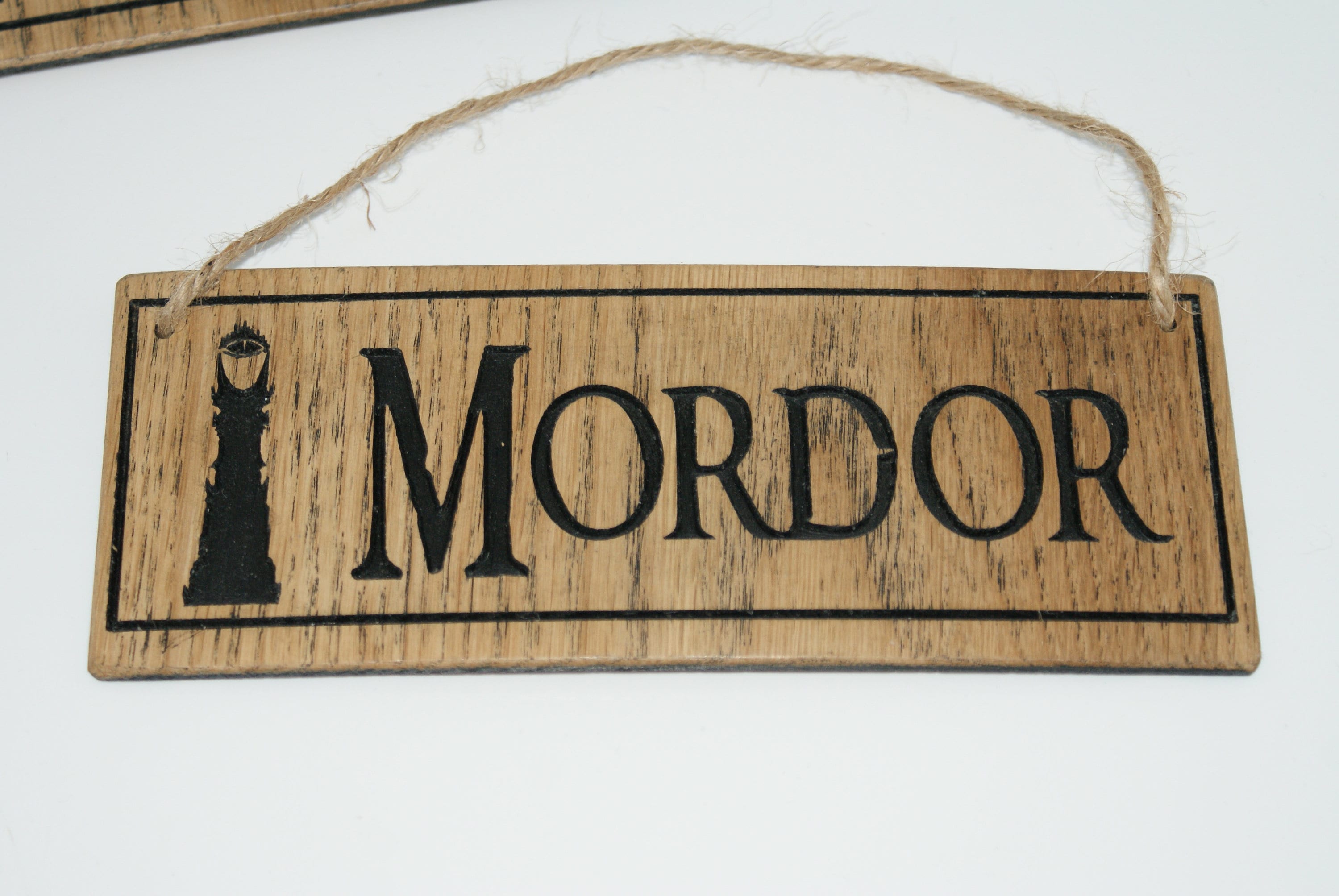 Mordor Tolkien Wooden Sign Wooden Sign Lord of the Rings | Etsy