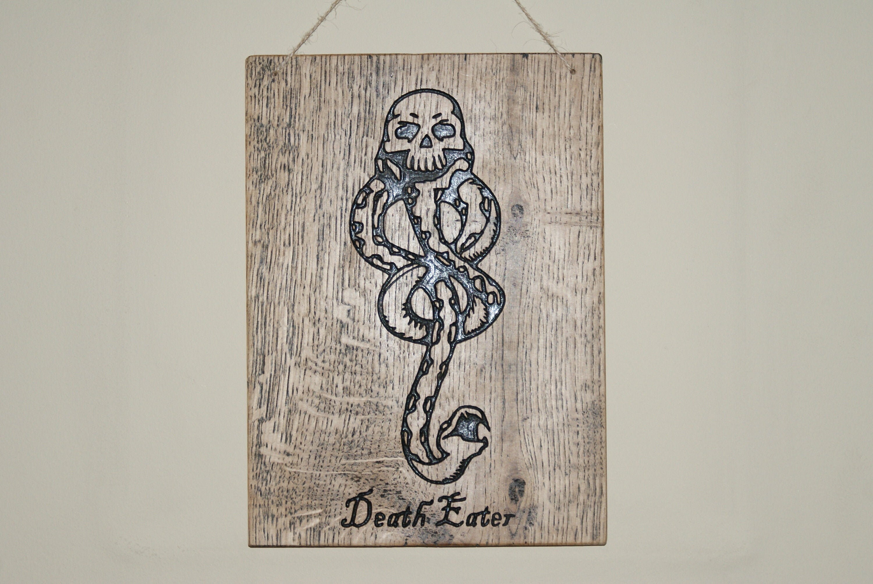 Death Eater Harry Potter Wooden Sign Muggles Gift Harry | Etsy UK