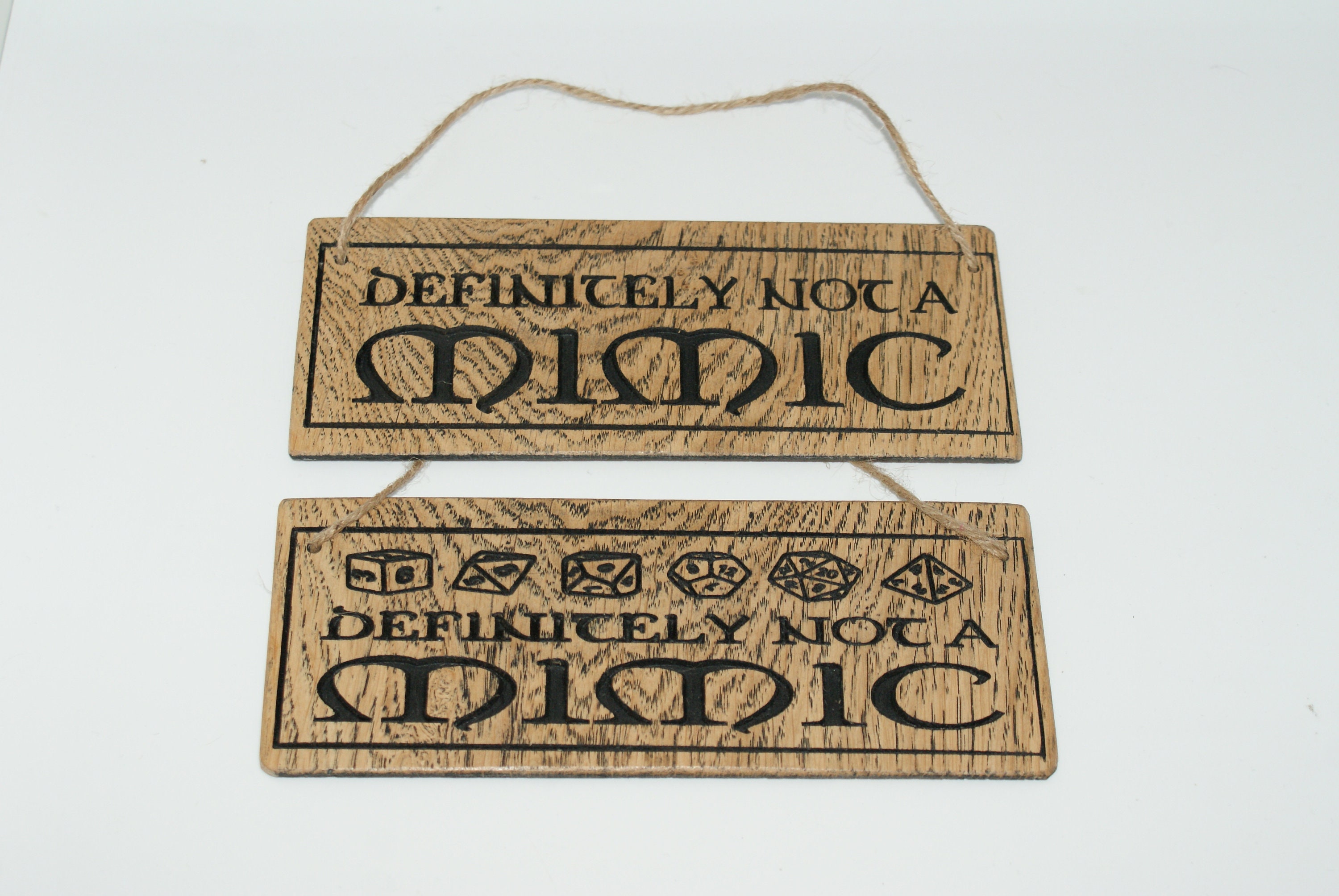 Definitely Not a Mimic Mimic Sign Dnd Mimic Dungeons and - Etsy UK