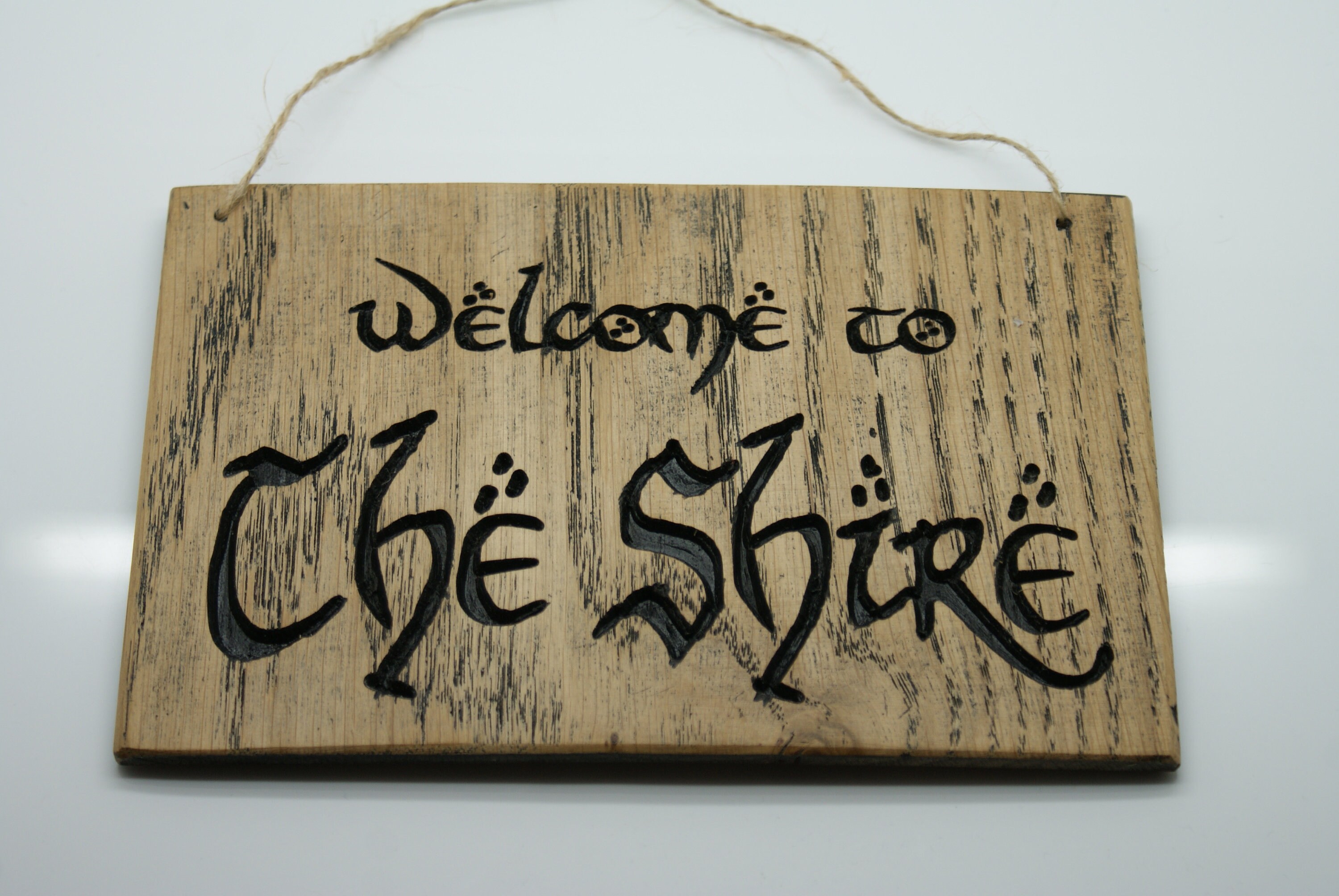 Welcome to the Shire Wooden Sign Lord of the Rings Wooden - Etsy UK