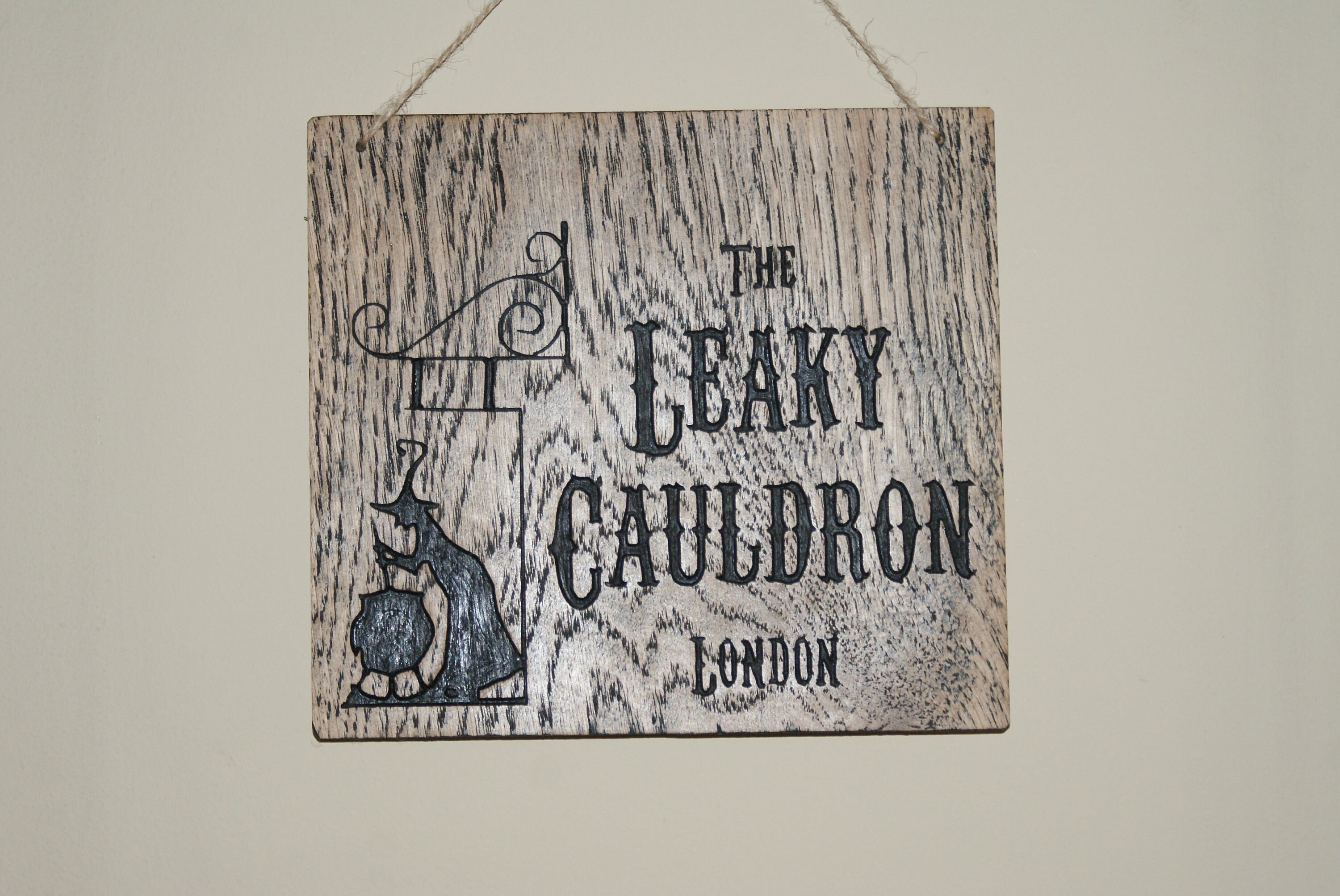 Leaky Cauldron Harry Potter Harry Potter Sign Home Decor - Etsy UK