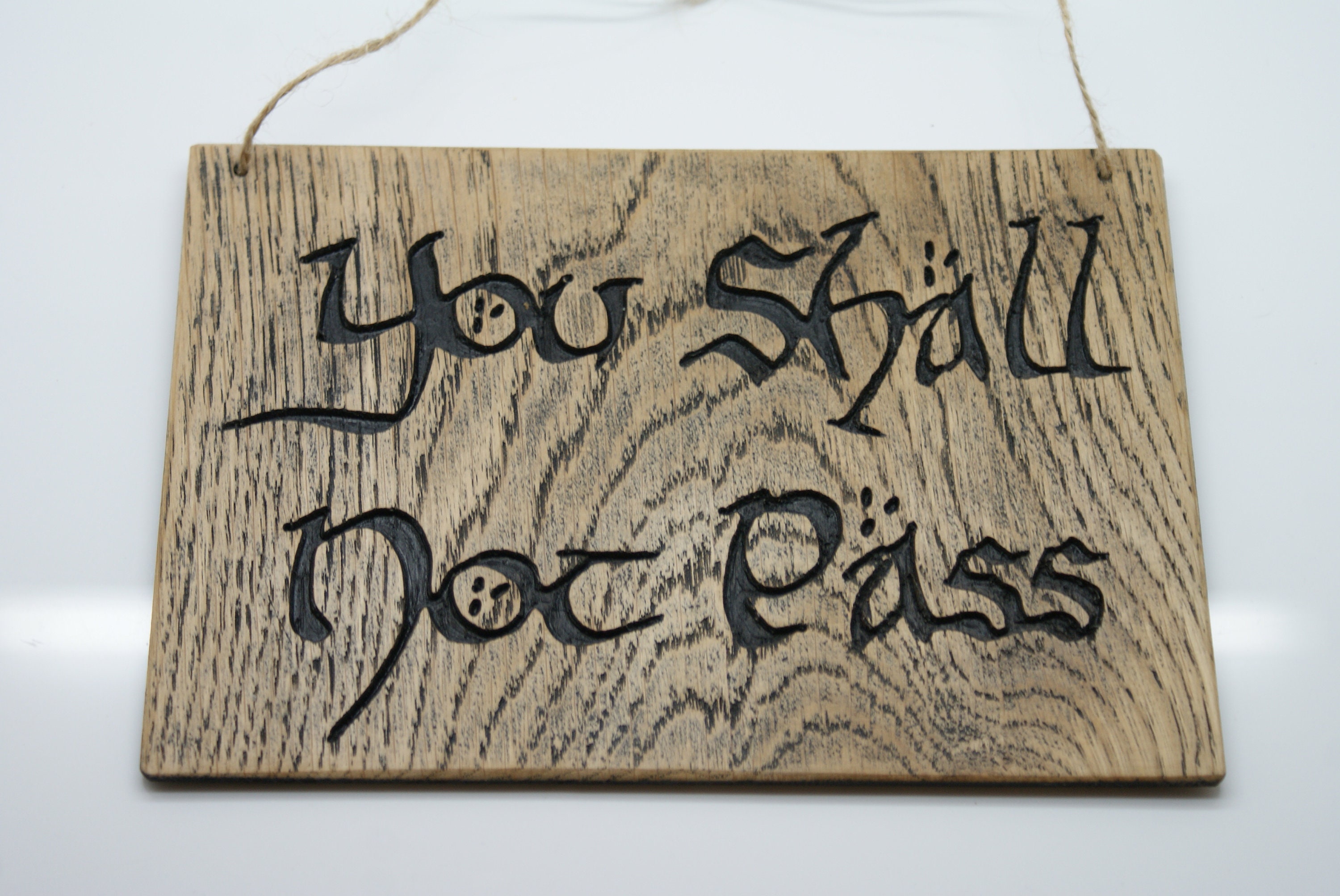 You Shall Not Pass Tolkien Wooden Sign Lord Of The Rings Etsy Israel