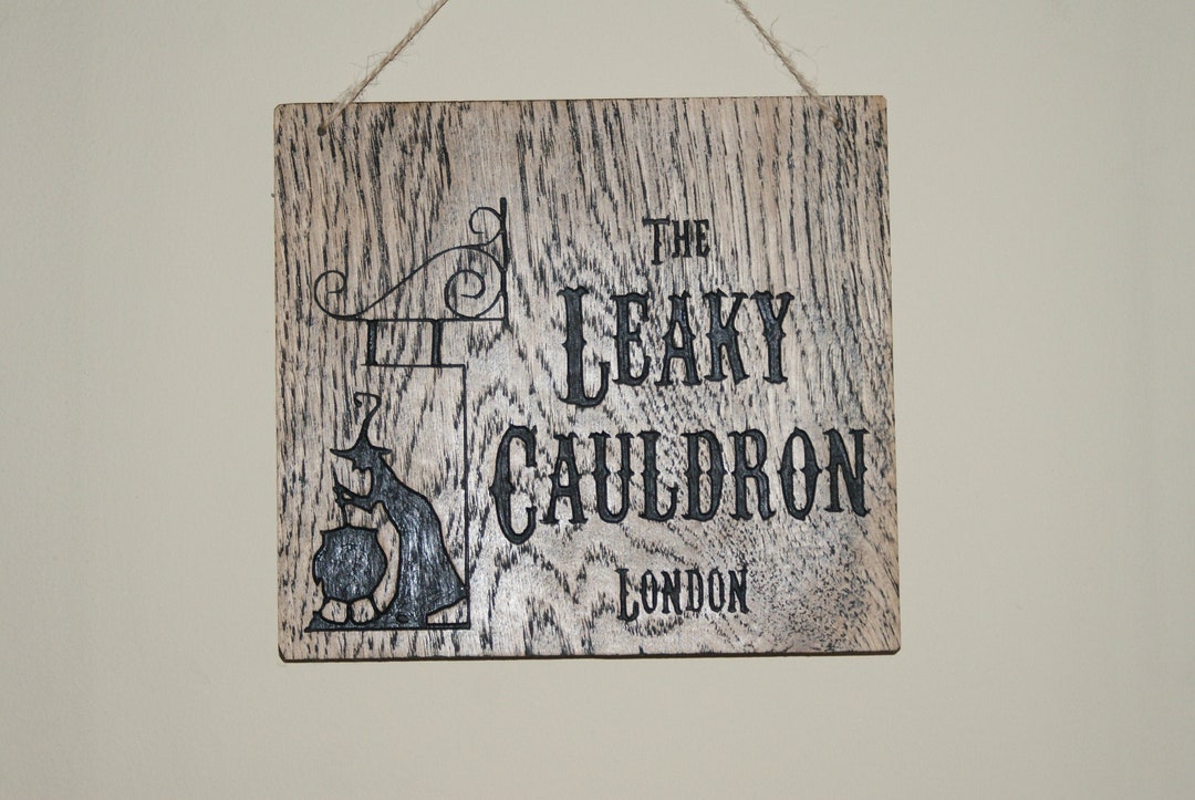 Leaky Cauldron, Harry Potter, Harry Potter Sign, Home Decor, Wall ...