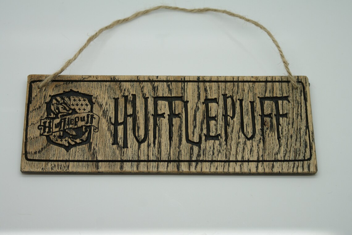 Hufflepuff Hufflepuff Signs Harry Potter Wooden Sign Harry | Etsy
