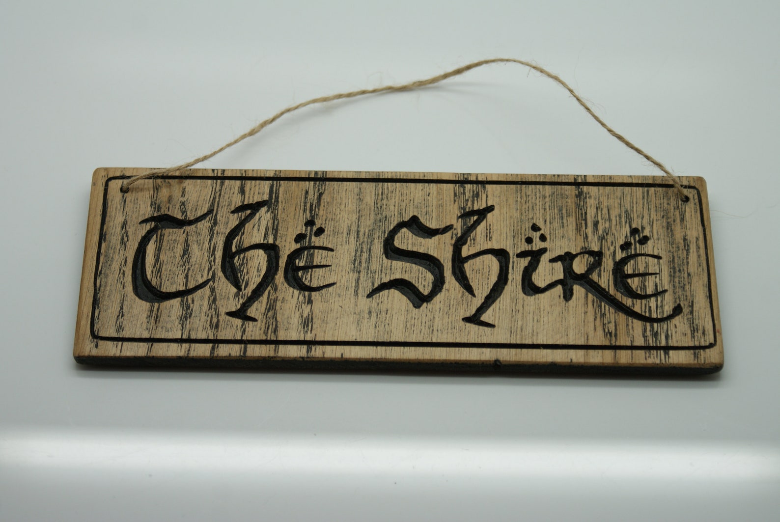 The Shire Tolkien Wooden Sign Lord of the Rings Wooden - Etsy