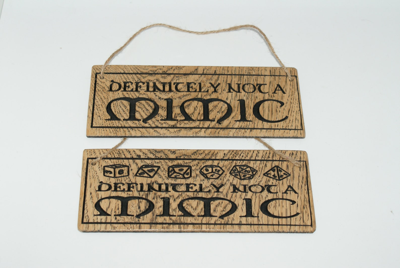 Definitely Not a Mimic, Mimic Sign, Dnd Mimic, Dungeons and Dragons ...