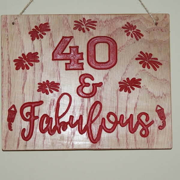 40 and Fabulous - Etsy UK