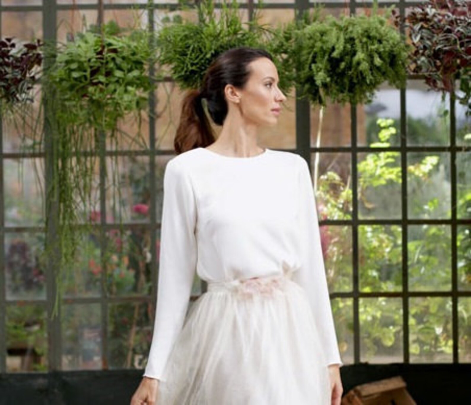 MANILA Jacket Top Alternative Bridal Minimal Crop Top With - Etsy UK