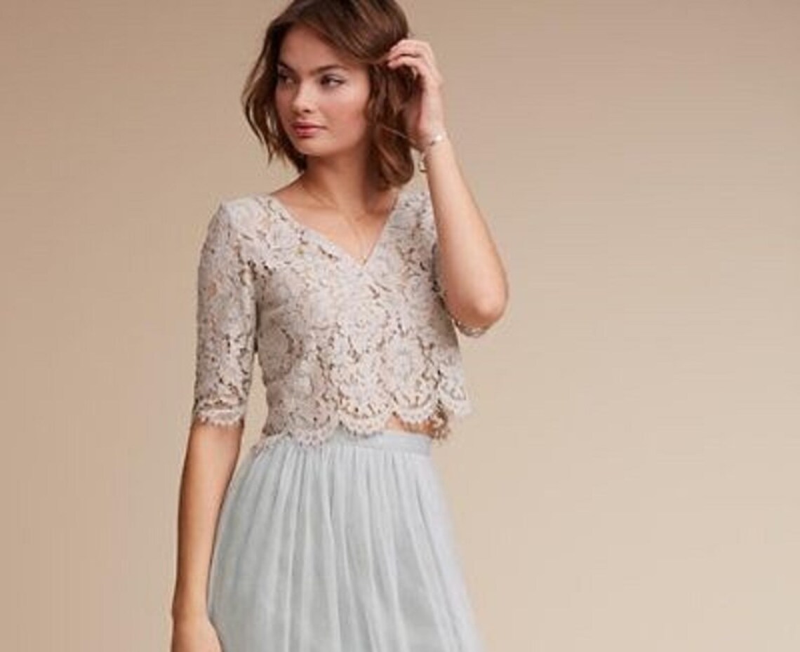 Cord Lace Cover up Bridal ALLEGRA Lace Top Bridal Jacket - Etsy