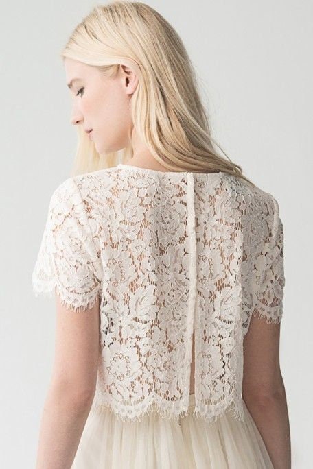 Cord Lace Cover up Bridal ROXANNE Lace Top Bridal Jacket - Etsy