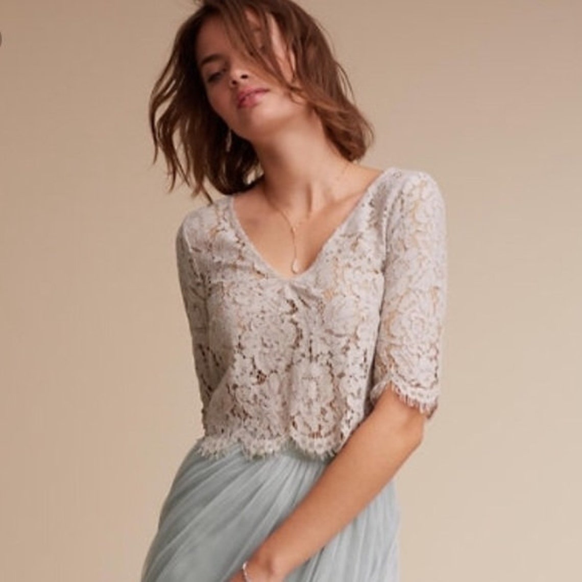 Cord Lace Cover up Bridal ALLEGRA Lace Top Bridal Jacket - Etsy