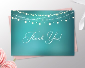 Turquoise thank you | Etsy