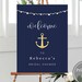 Nautical Bridal Shower Welcome Sign Printable Anchor Bridal | Etsy