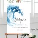 Ocean Wedding Welcome Sign Printable Nautical Wedding Welcome | Etsy