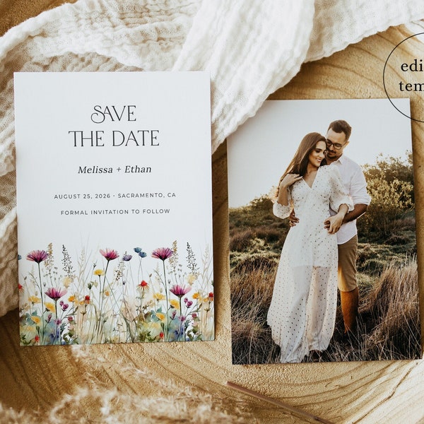 Rustic Save the Date - Etsy