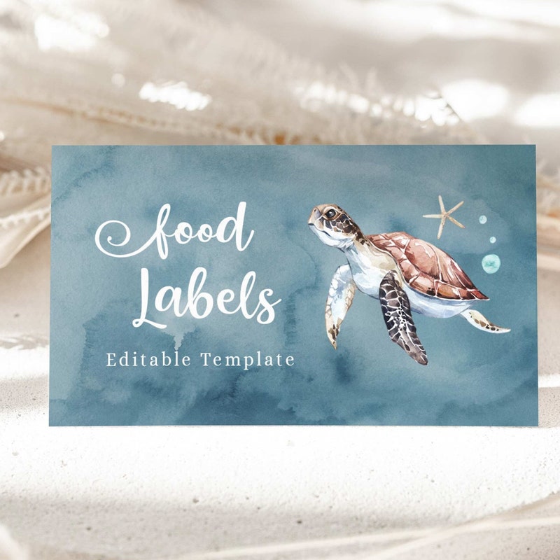 Beach Food Labels - Etsy