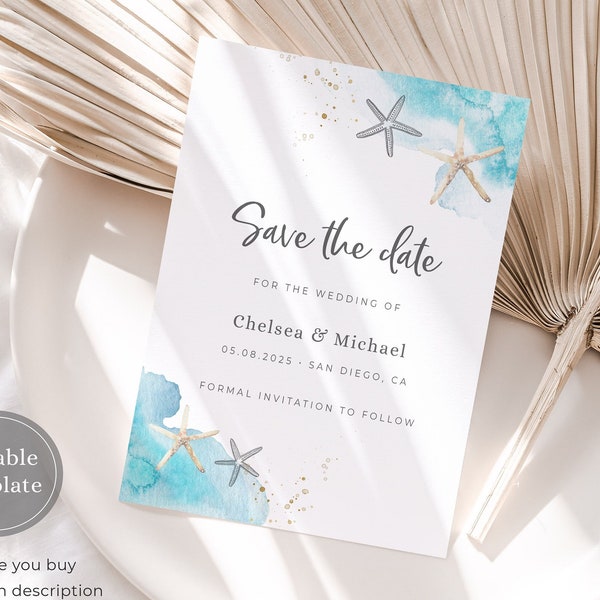 Save the Date Beach - Etsy
