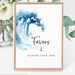 Ocean Favors Sign Printable, Ocean Baby Shower Decorations, Beach Baby ...