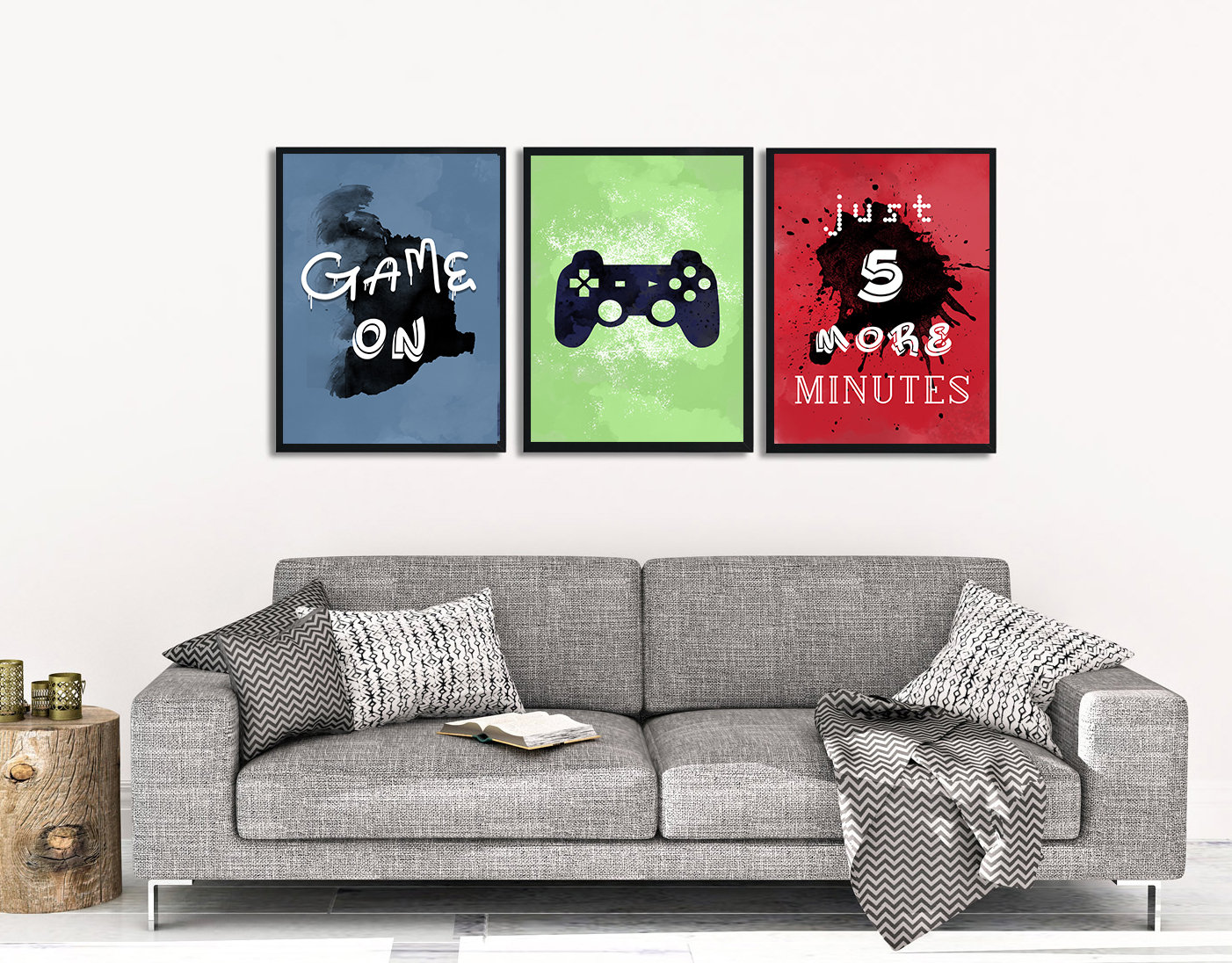 Video Game Wall Art Gaming Wall Art Set of 3 Gaming Prints | Etsy
