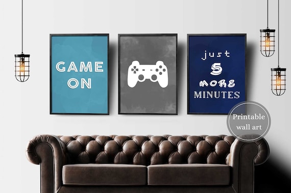 Gaming Wall Art Printable Video Game Wall Art Gaming Prints | Etsy