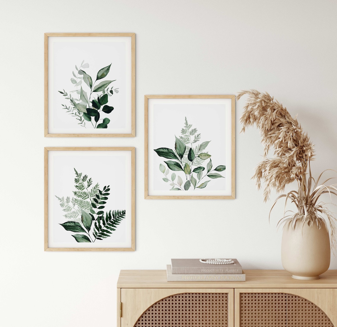 Botanical Wall Art Prints Botanical Wall Art Set of 3 - Etsy